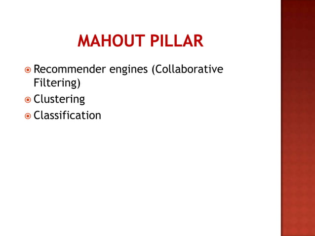 Introduction to Apache Mahout | PPTX