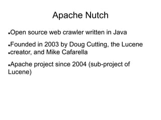 Introduction to apache nutch | PPT