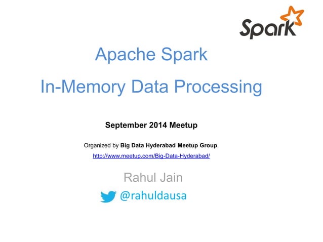 Introduction To Apache Spark Pptx Cloud Computing Internet