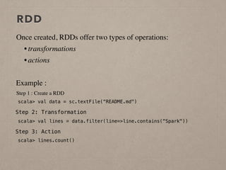 Introduction to apache spark | PDF