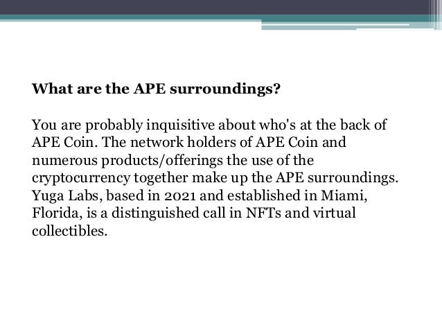 Introduction to APE Coins. How to Buy APE in Canada? | PPT