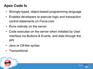 Introduction to apex code | PPT