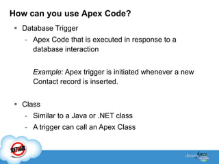 Introduction to apex code | PPT
