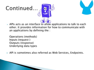 Introduction to API | PPT