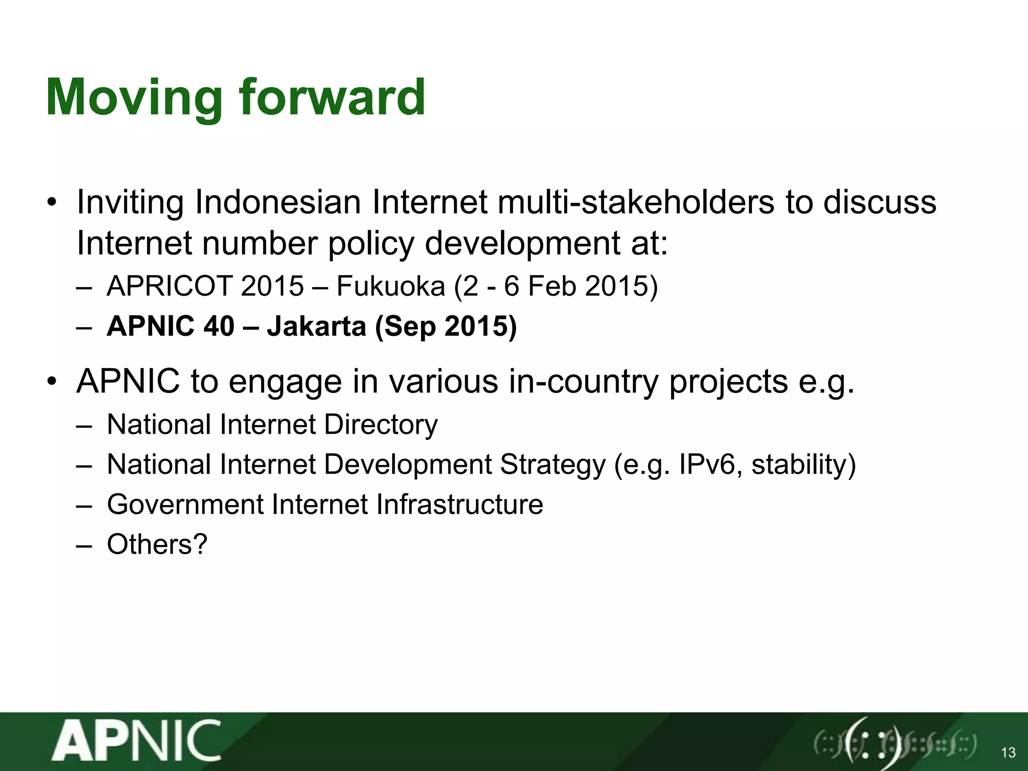 An introduction to APNIC | PPTX