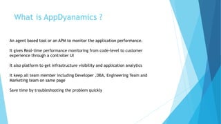 Introduction to appDynamics | PPT