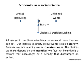 Introduction to applied economics | PPT