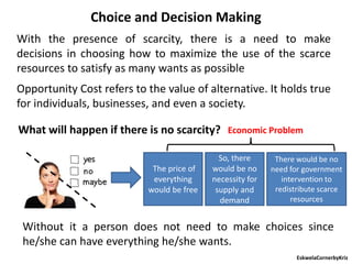 Introduction to applied economics | PPT
