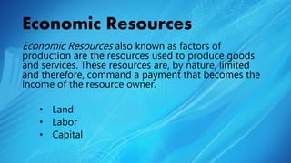 Introduction to applied economics | PPTX