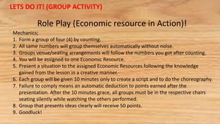 Introduction to applied economics part 11 | PPTX