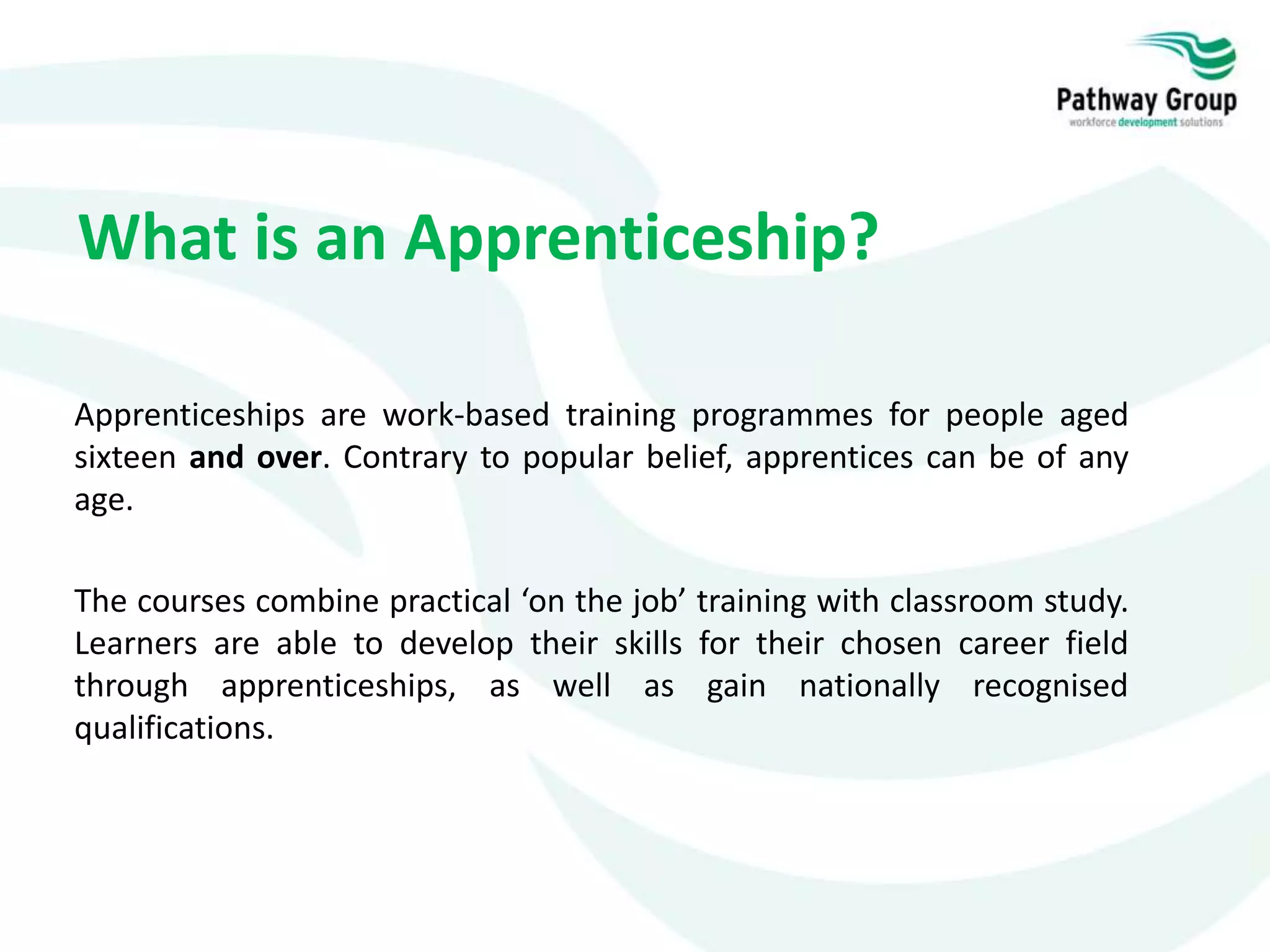 An Introduction to Apprenticeships | PPTX