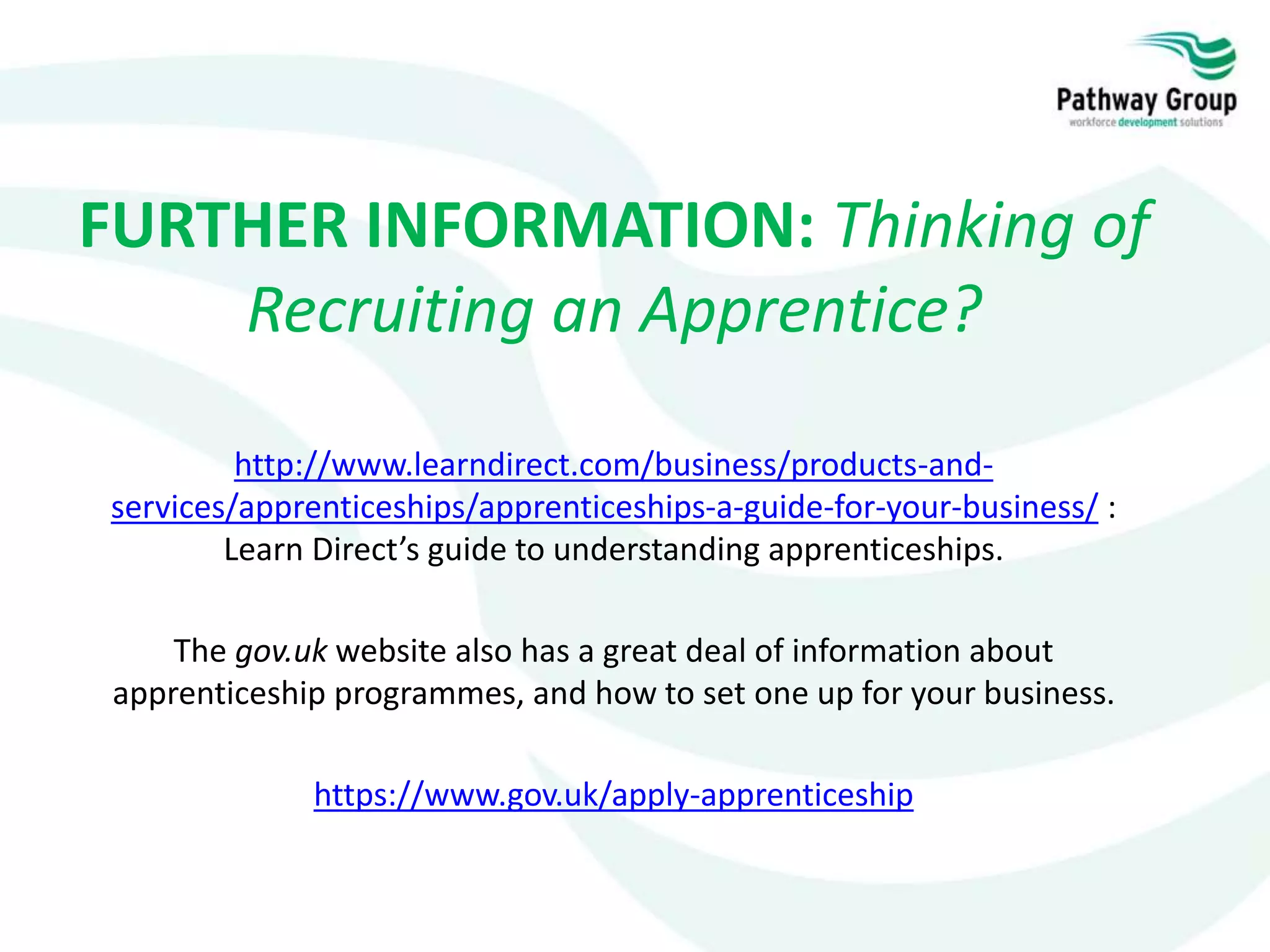 An Introduction to Apprenticeships | PPTX