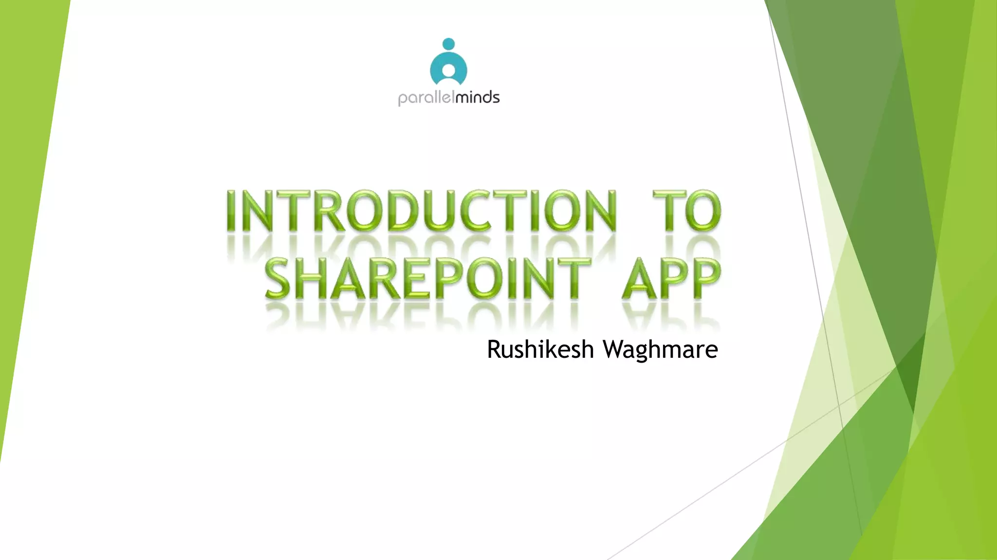 Introduction to SharePoint 2013 Apps | PPT