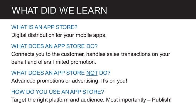 Introduction to App Stores | PPT