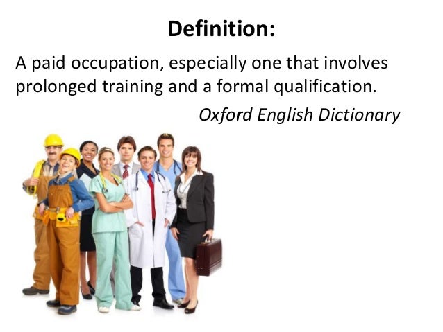 Occupations Meaning