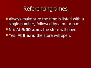 Introduction To Ap Style | PPT