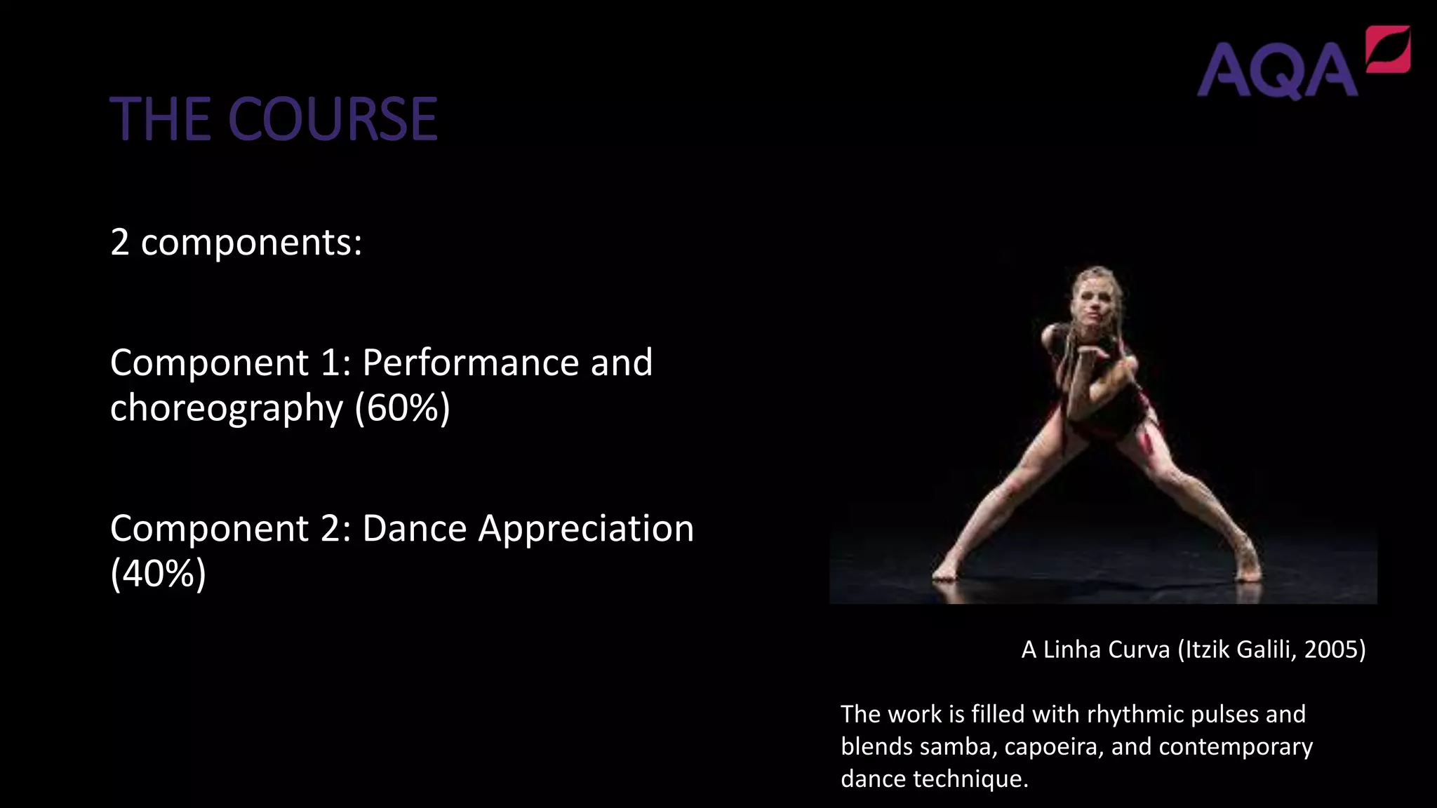 Introduction to AQA GCSE Dance 2016 | PPTX