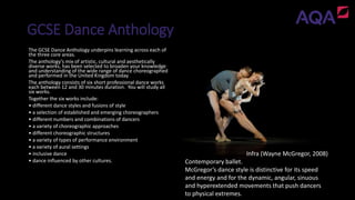 Introduction to AQA GCSE Dance 2016 | PPTX