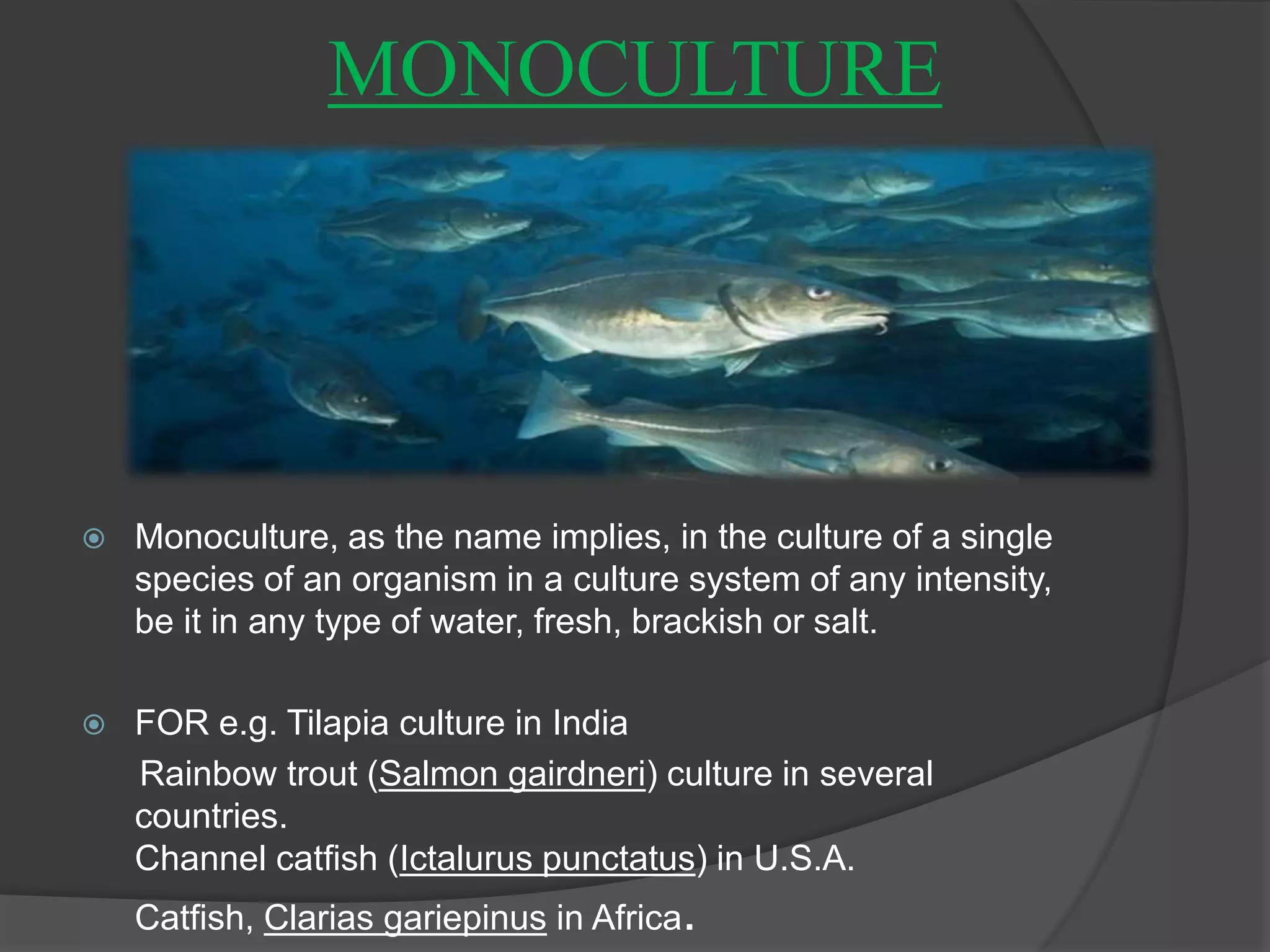 Introduction to aquaculture | PPTX