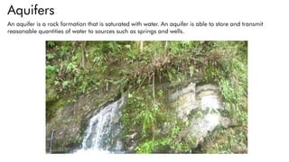 Introduction to aquifers | PPT