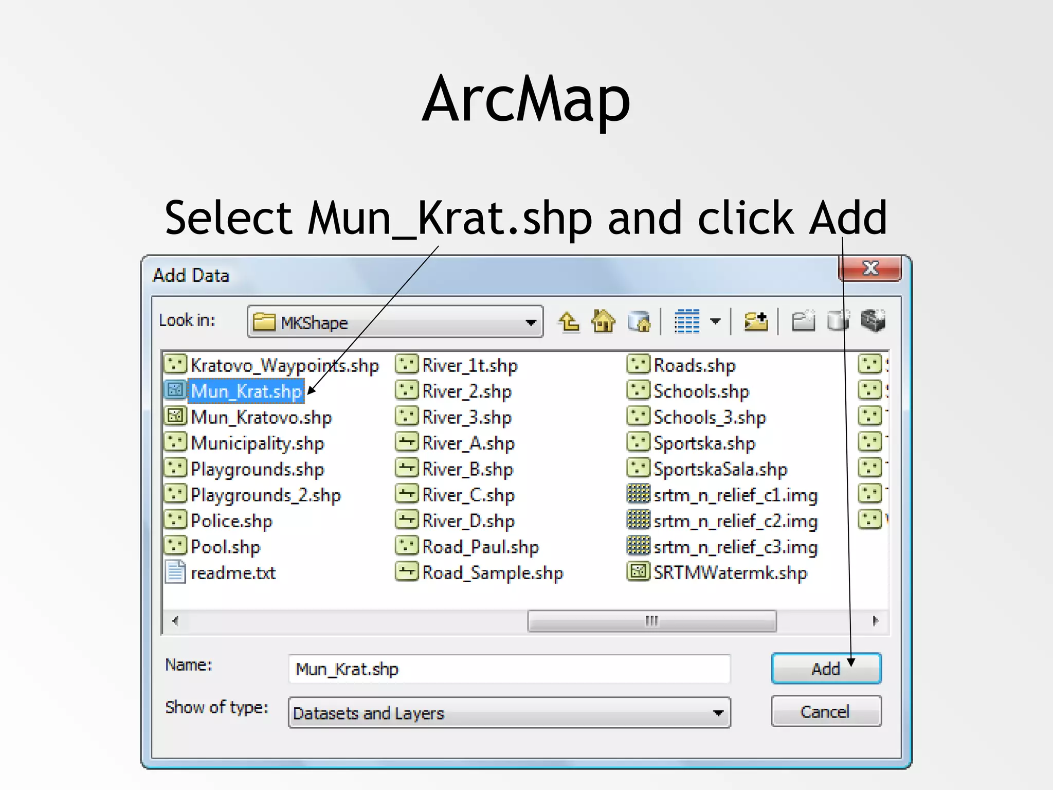 Introduction to ArcCatalog and ArcMap | PPT