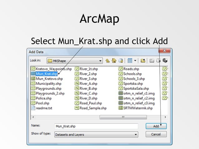 Introduction to ArcCatalog and ArcMap | PPT