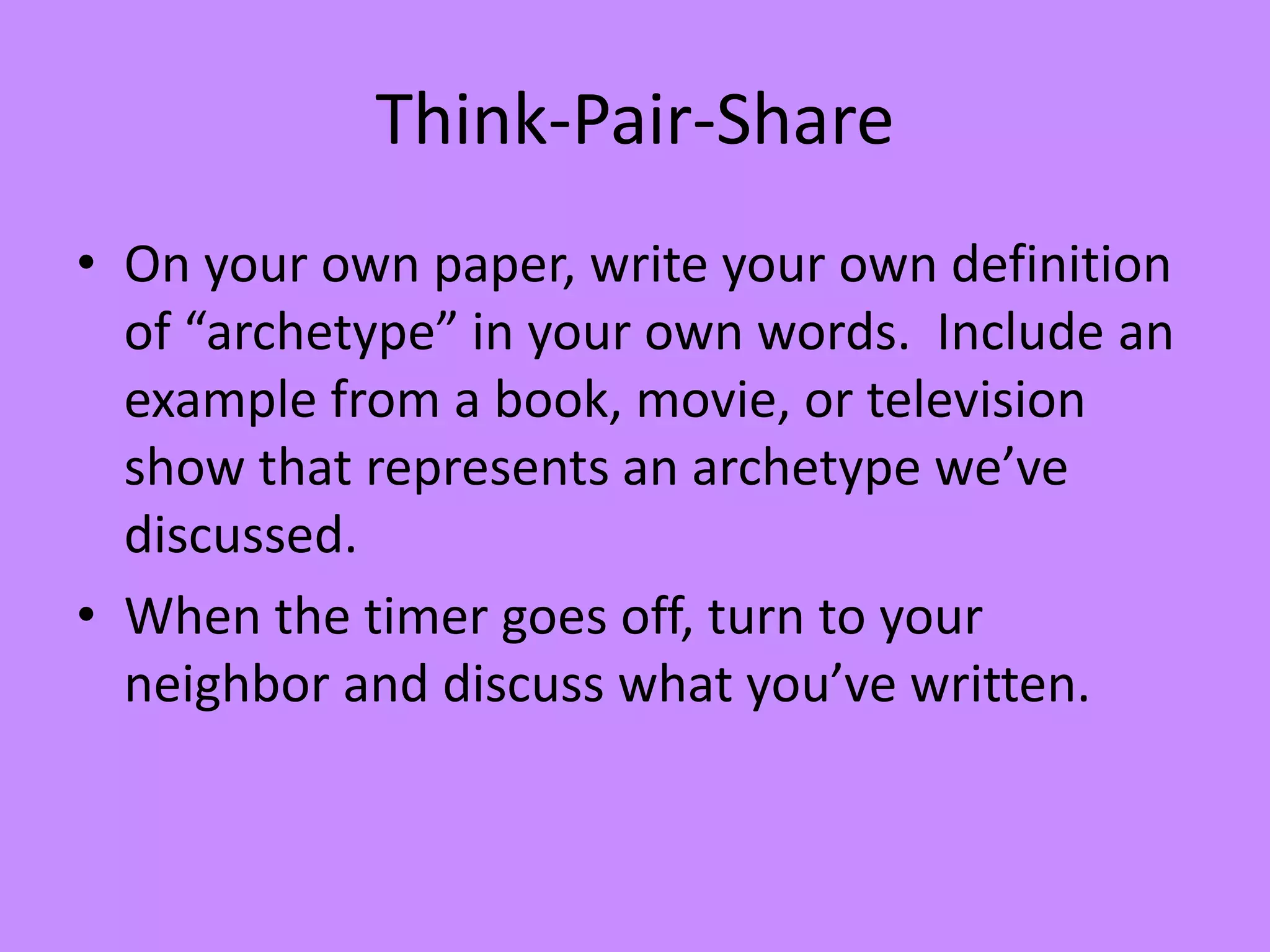 Introduction to Archetypes in Literature | PDF