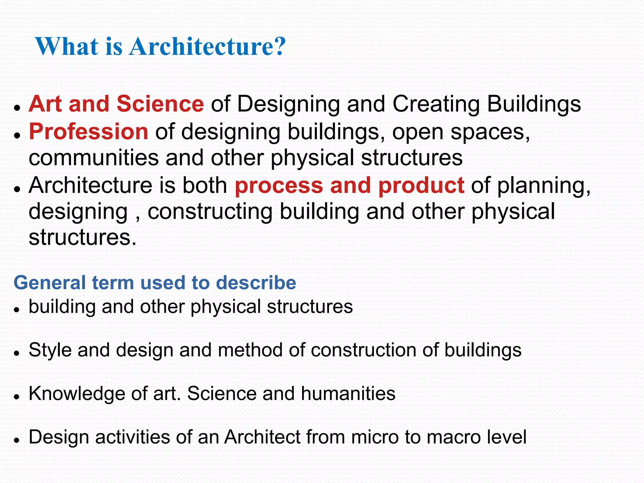 Introduction to Architectural Profession.ppt