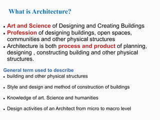 Introduction to Architectural Profession.ppt