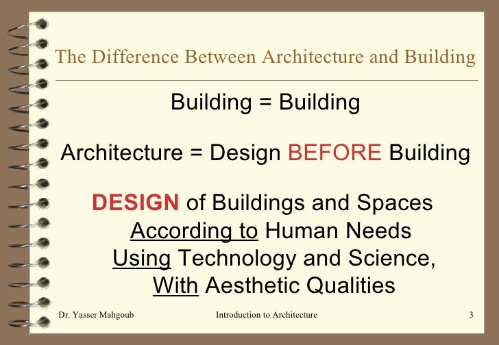 Introduction To Architecture