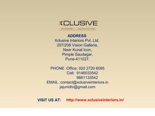 Introduction to Architecture by Xclusive Interiors | PPT