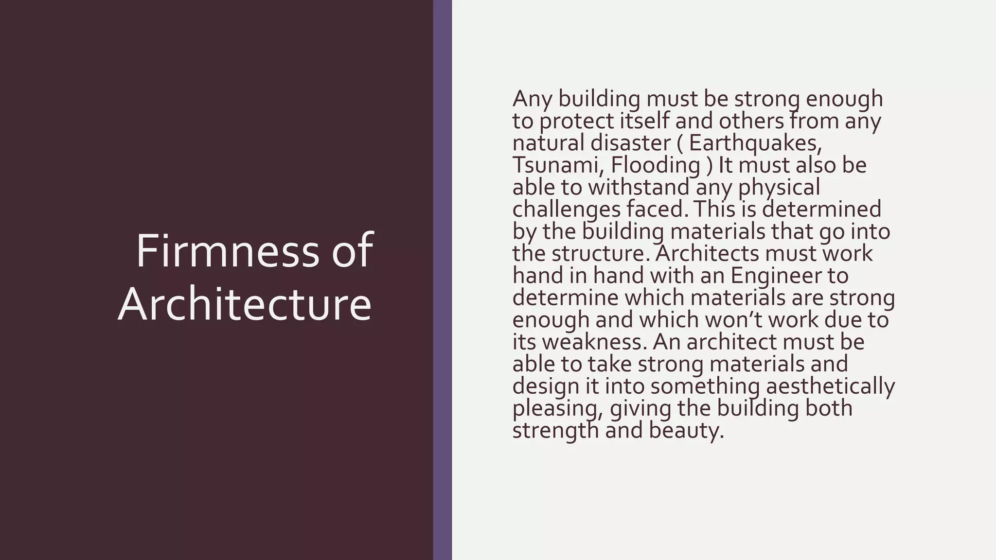 Introduction to architecture presentation | PPTX