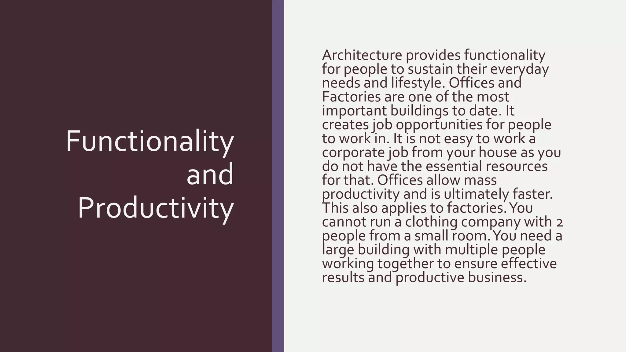 Introduction to architecture presentation | PPTX