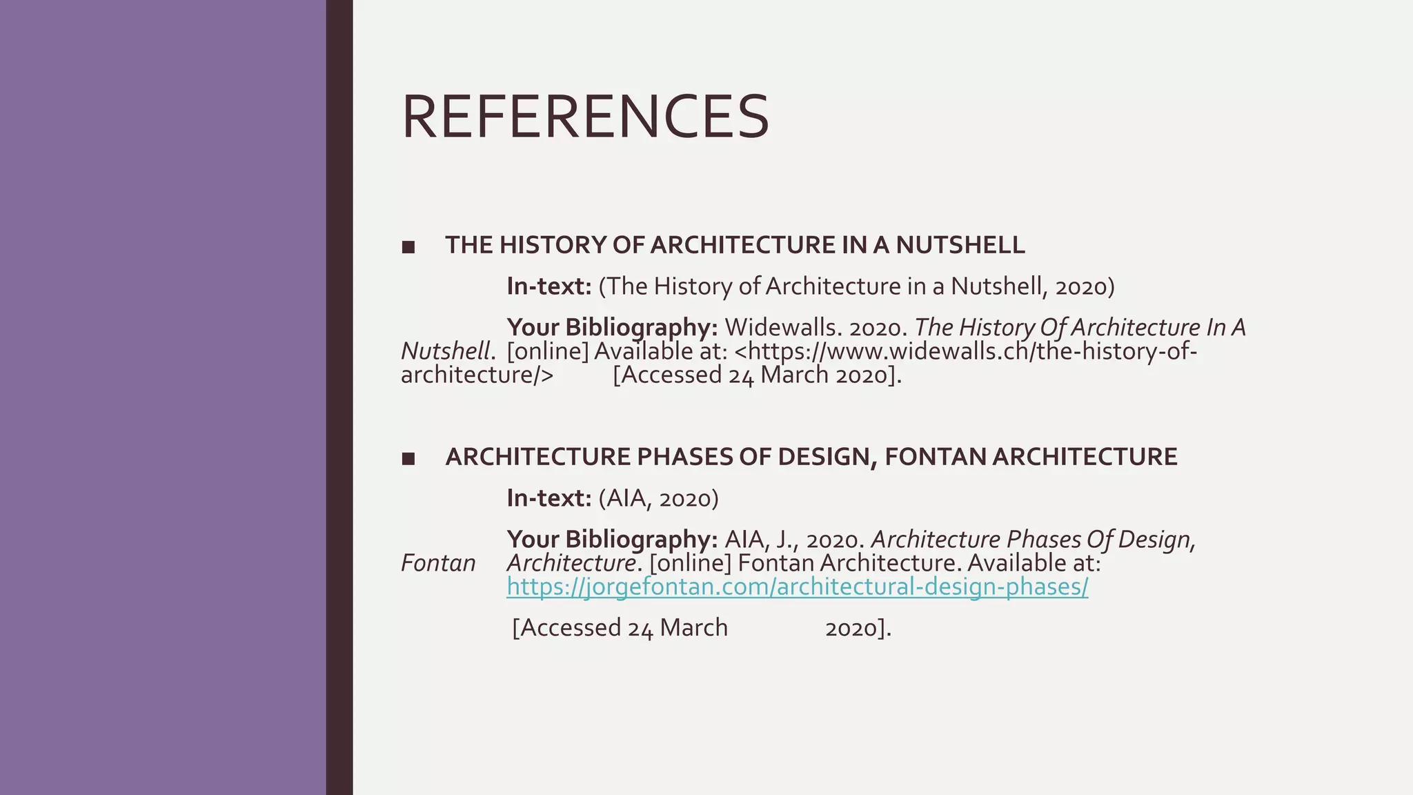 Introduction to architecture presentation | PPTX
