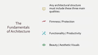 Introduction to architecture presentation | PPTX