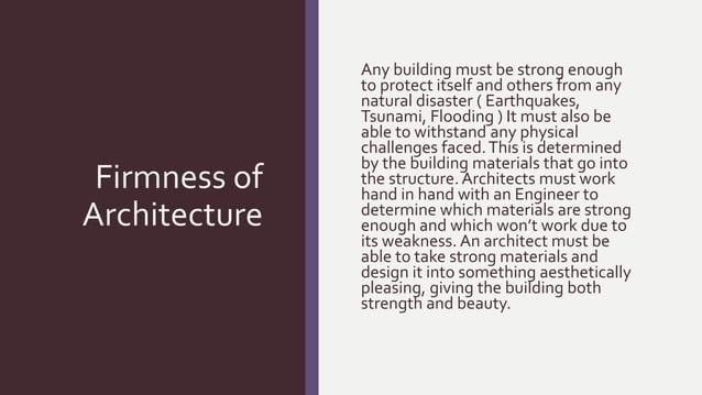 Introduction to architecture presentation | PPTX | Civil Engineering ...