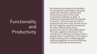 Introduction to architecture presentation | PPTX