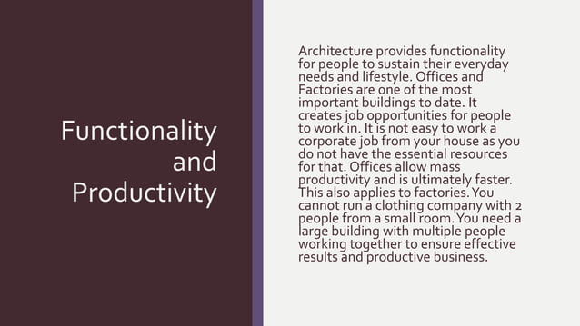 Introduction to architecture presentation | PPTX | Civil Engineering ...