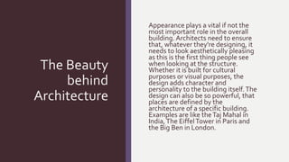 Introduction to architecture presentation | PPTX