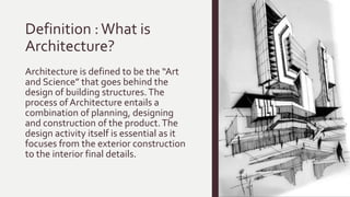 Introduction to architecture presentation | PPTX