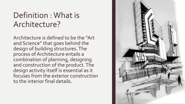 Introduction to architecture presentation | PPTX | Civil Engineering ...