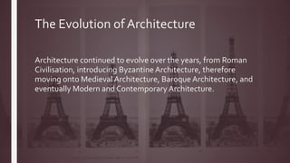 Introduction to architecture presentation | PPTX