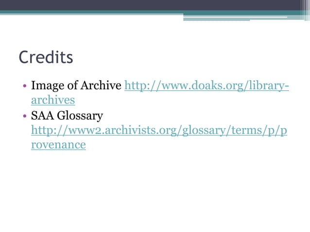 Introduction to archival research | PPTX