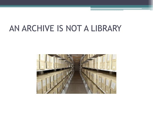 Introduction to archival research | PPTX