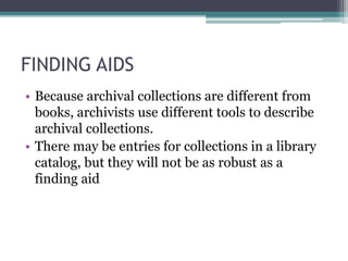 Introduction to archival research | PPTX