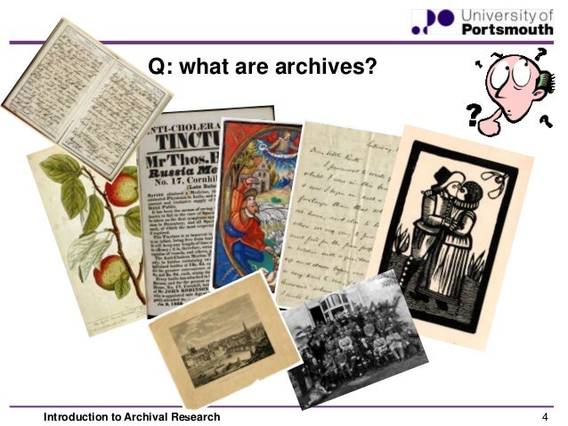 Archival Research Examples