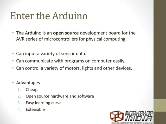 Introduction to the Arduino | PPT