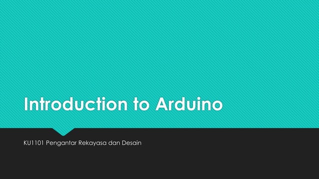 Introduction to Arduino | PDF