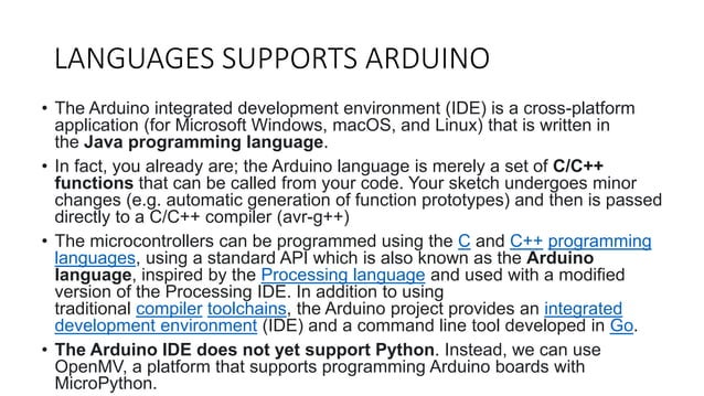 Introduction to Arduino.pptx | Programming Languages | Computing