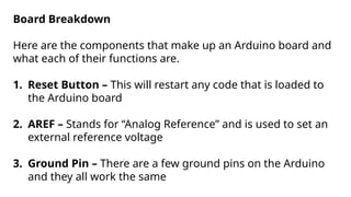 Introduction to Arduino (Parts of Arduino Microcontroller) .pptx